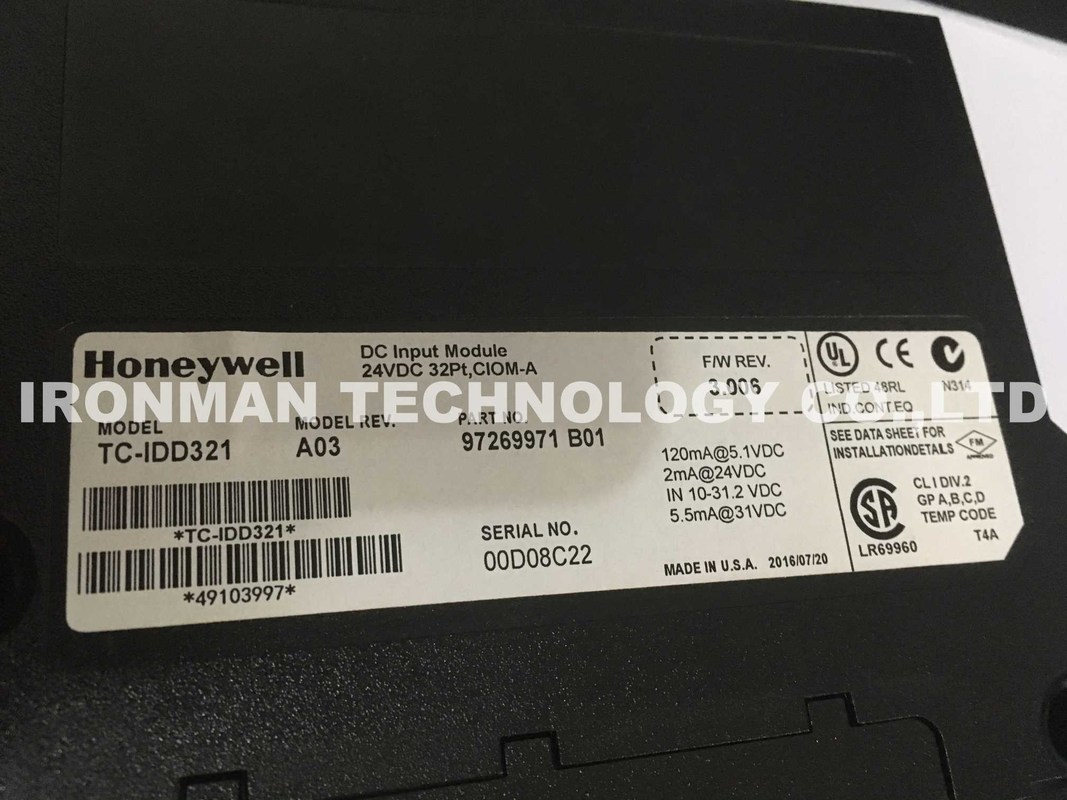 TC-IDD321 DC Input Module Honeywell PLC Module C200 24vdc 32pt One Year ...
