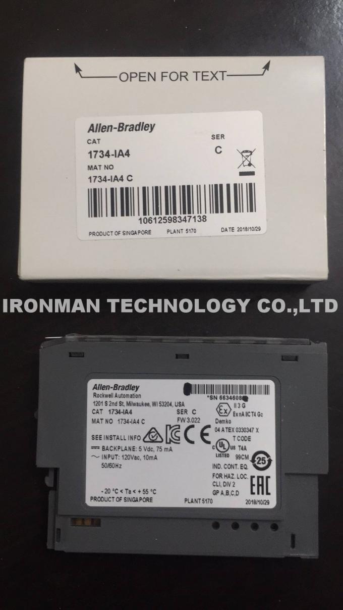 1734-IA4 Allen Bradley PLC POINT I/O 120V AC 4 Channel Input Module