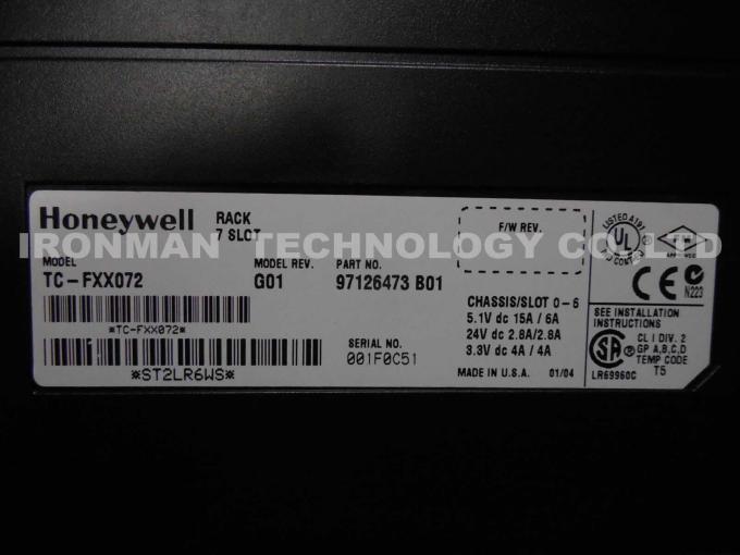 Chassis 97126473 B01 Honeywell TC-FXX072 Experion 7 Slot Card Rack