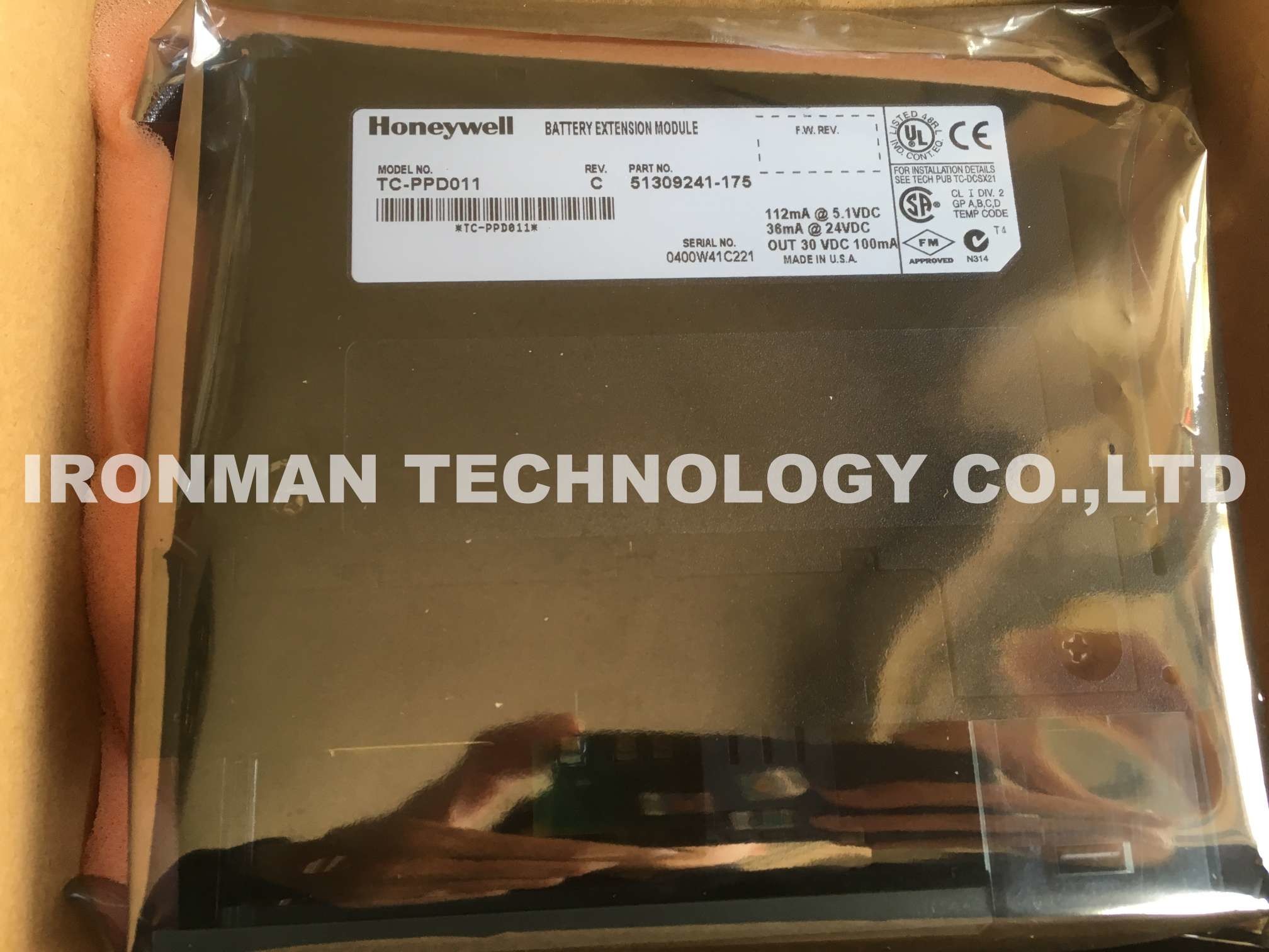 TC-PPD011 Honeywell PLC Module , SER C Battery Extension Module New Genuine