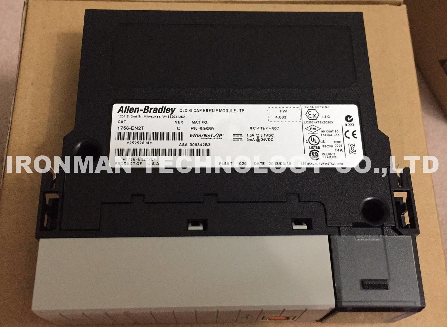 1756-EN2T Allen Bradley Series D CLX Hi-Cap Enet / IP Module ...