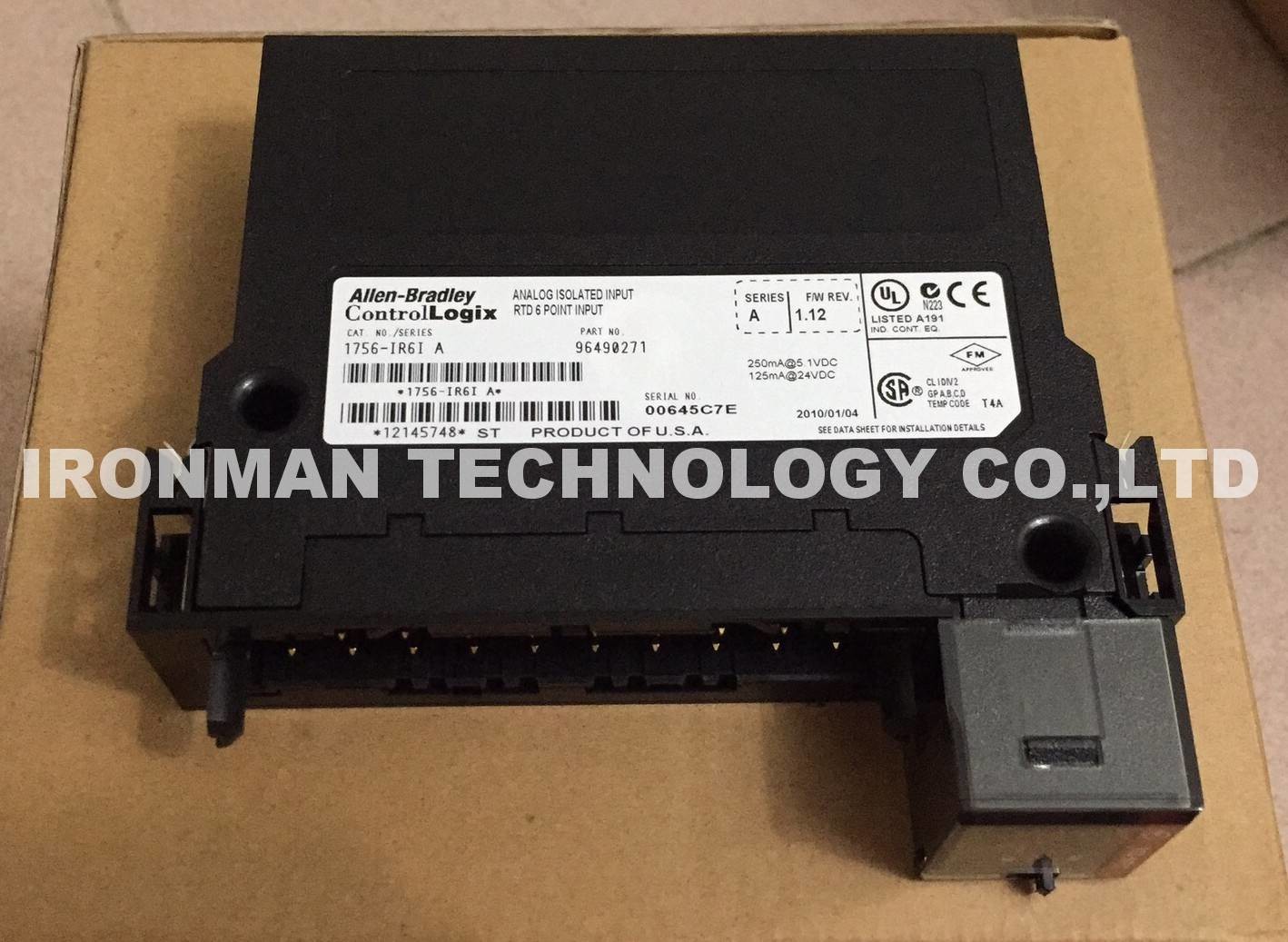 1756-IR6I ControlLogix Isolated RTD Input Module AB