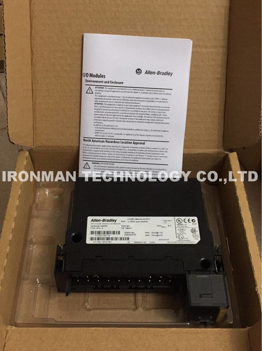 1756-OF4 1756 0F4 Allen Bradley ControlLogix Output Module DHL Shipping